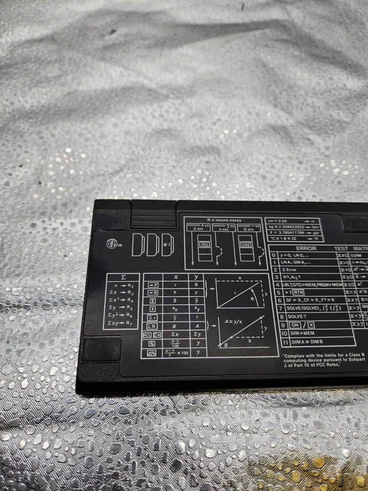 Vintage Hewlett-Packard HP 1984 15C Scientific Calculator W/Case & New ...