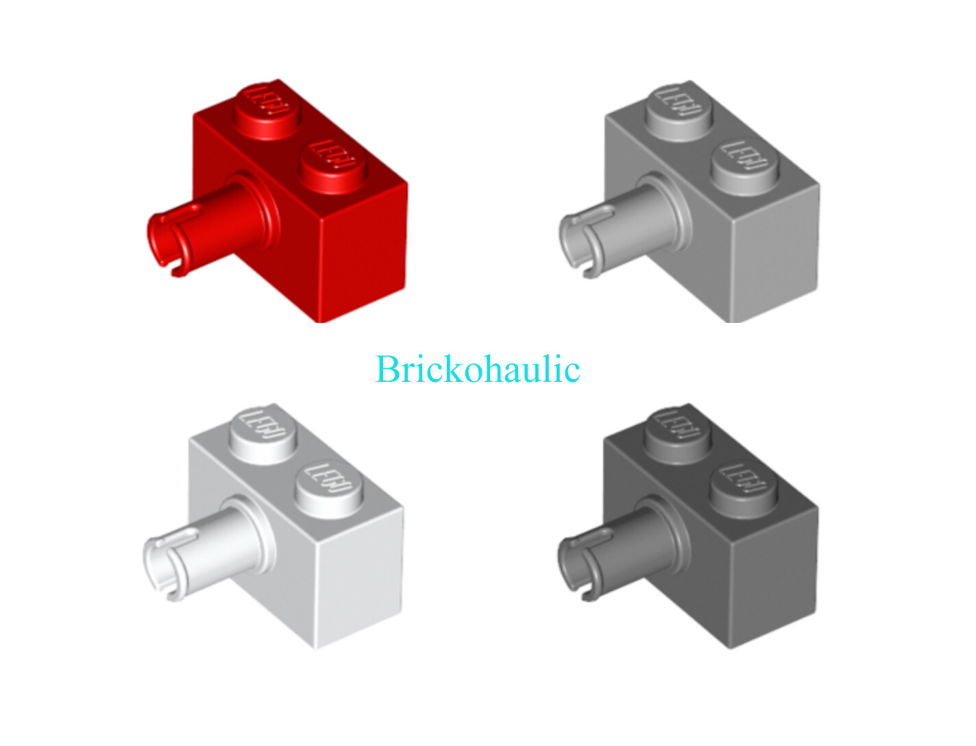 Lego Brick Modified 1 x 2 with Pin Parts Pieces Lot ALL COLORS | eBay