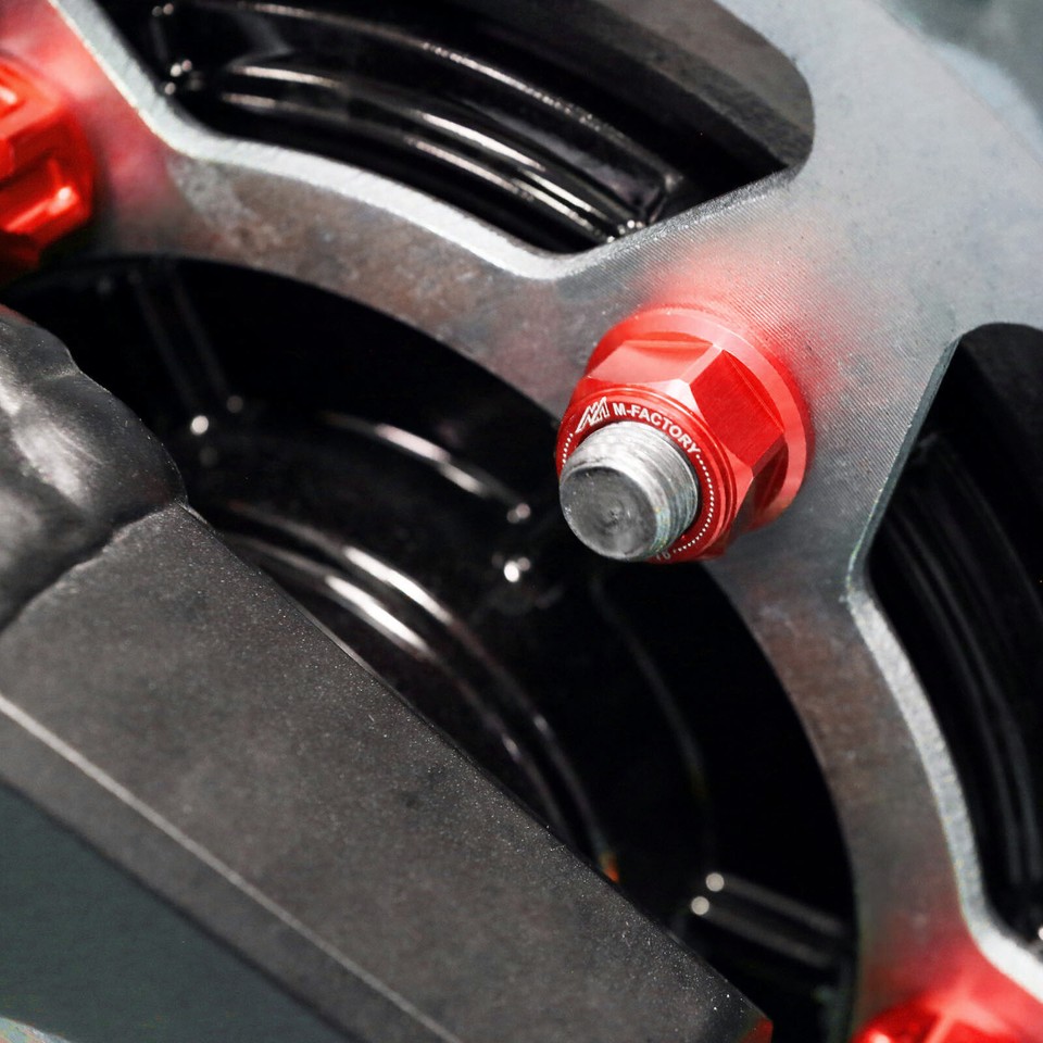 Red CNC Racing Rear Sprocket Nuts M10 For Triumph Thruxton 1200 16-18 ...