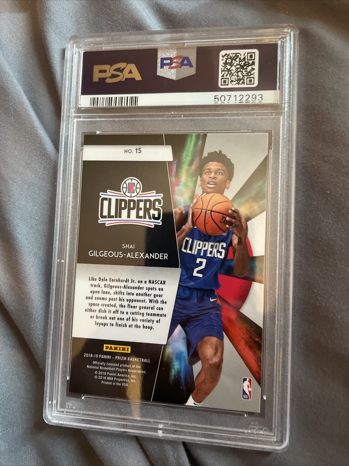2018-19 Prizm Shai Gilgeous-Alexander Freshman Phenoms Rookie RC #15 ...
