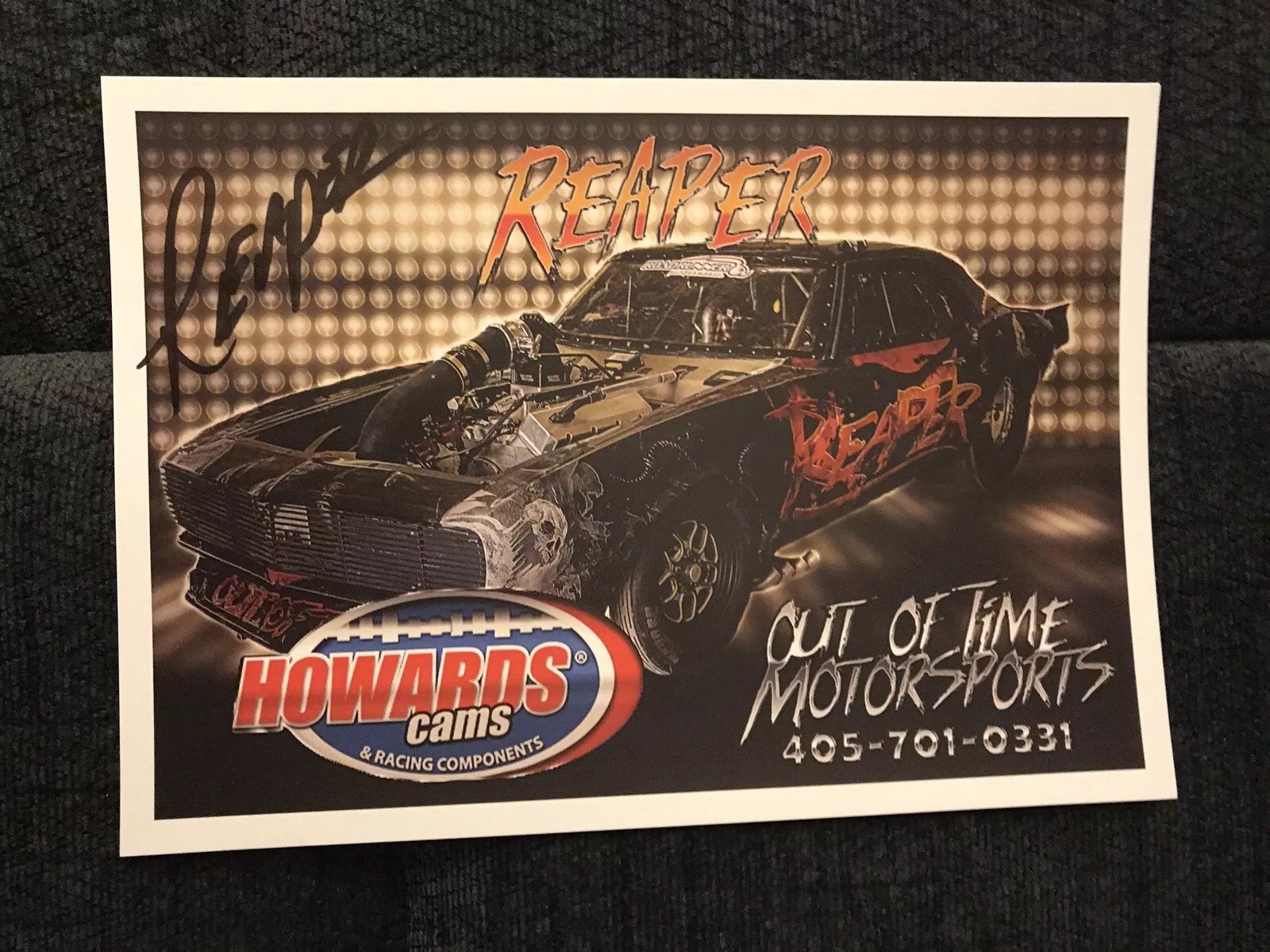 Street Outlaws James Goad Reaper Signed Howard’s Cams Promo Card 2018 ...