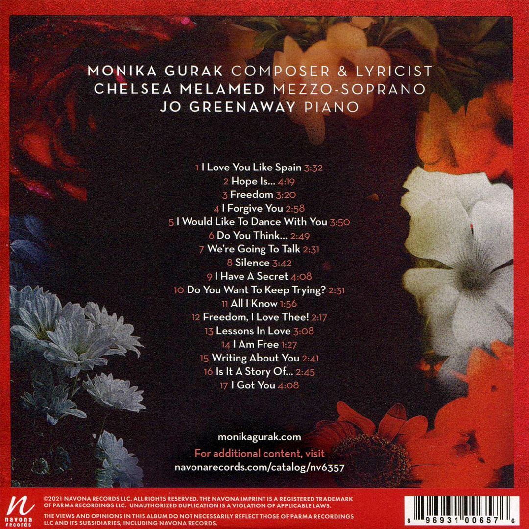 CHELSEA MELAMED / JO GREENAWAY I LOVE YOU LIKE SPAIN: ART SONGS BY ...