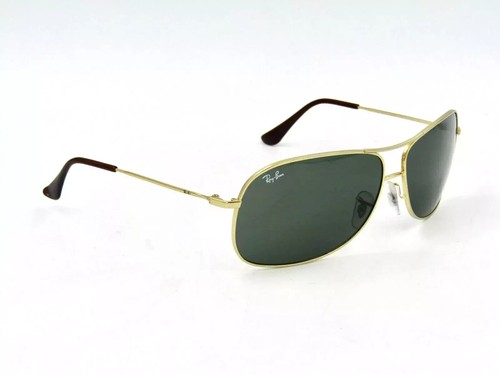 RAY-BAN Sunglasses RB3267 001/71 64 Gold Green/Gray Classic G15 Arista ...