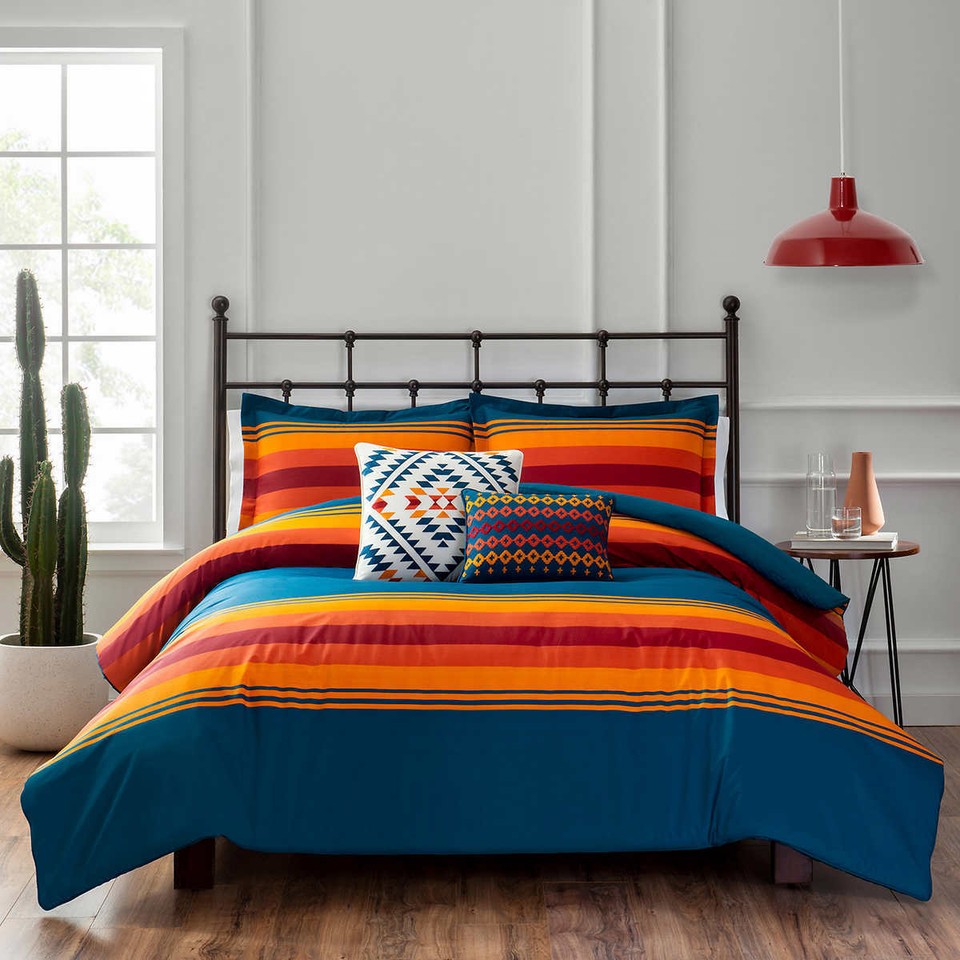 NEW Pendleton 5-PC Comforter Set 1 Comforter 2 Pillow Shams 2 ...