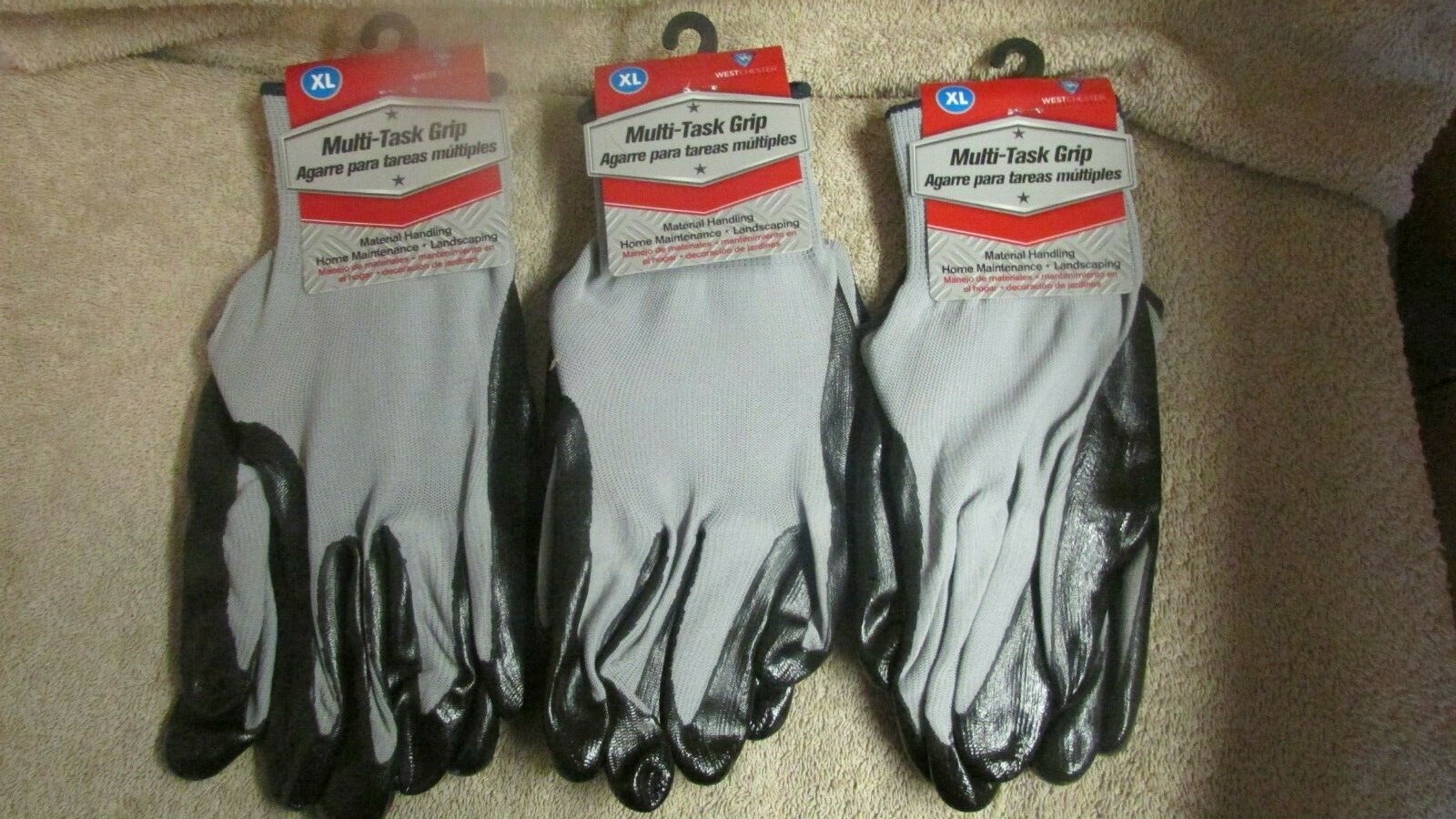 3 Pairs of West Chester Multi-Task Grip Material Handling Gloves - XL ...