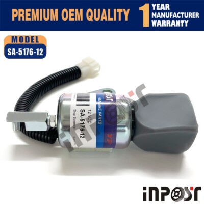 SA-5176-12 Fuel Shut off Solenoid 17520-60013 1756es For Woodward ...