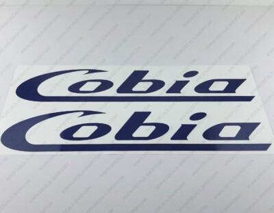 COBIA BOATS LOGO V2 DECALS STICKERS 22" x 3.9" 2pcs. | eBay