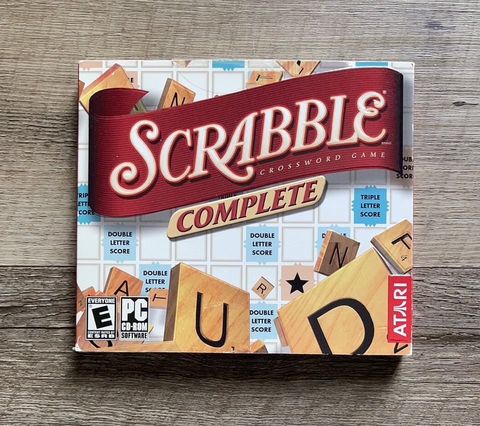 SCRABBLE COMPLETE (PC, CD-ROM, 2004, Windows XP) w/ Slipcover Tested ...