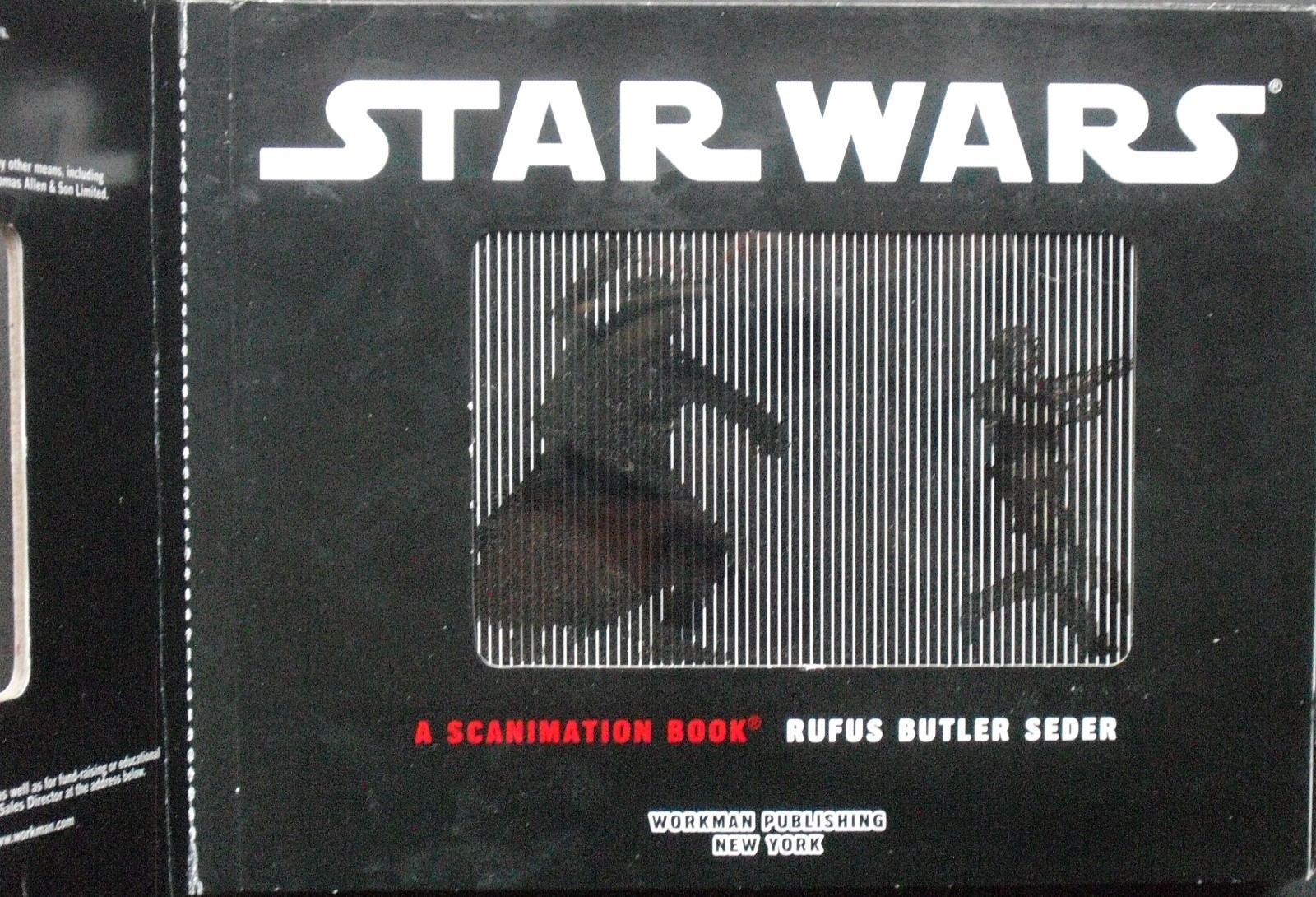 STAR WARS SCANIMATION BOOK (11 ANIMATED PICTURE PAGES) Rufus Butler ...