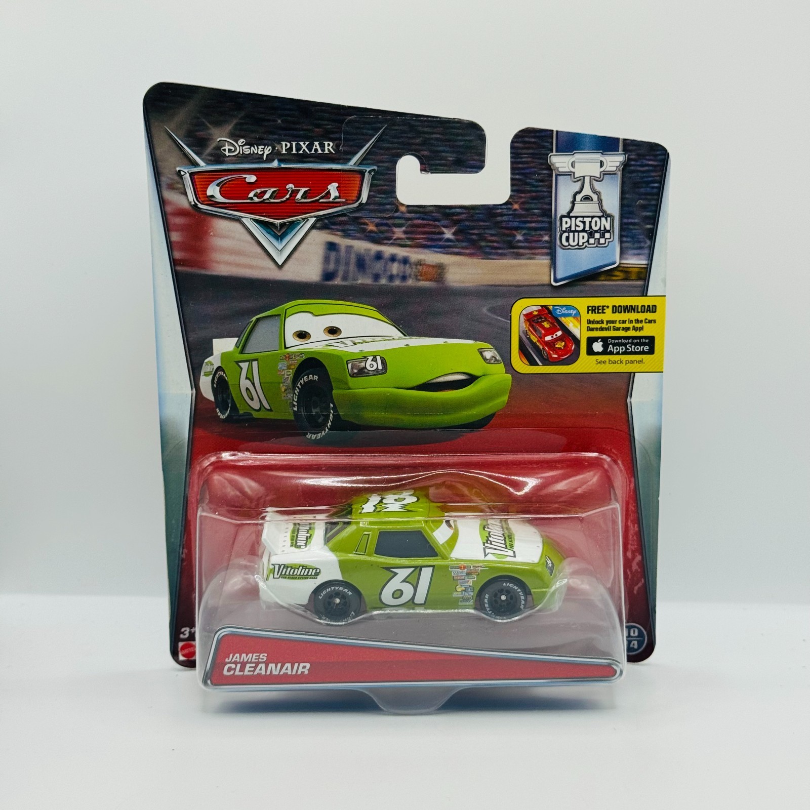 Disney Pixar Cars - VITOLINE JAMES CLEANAIR Piston Cup 2016 - 1:55 ...