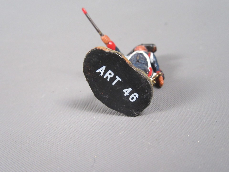 E234 Lead Soldier Del Prado ART46 Infantry Artillery Officer 1805 ...