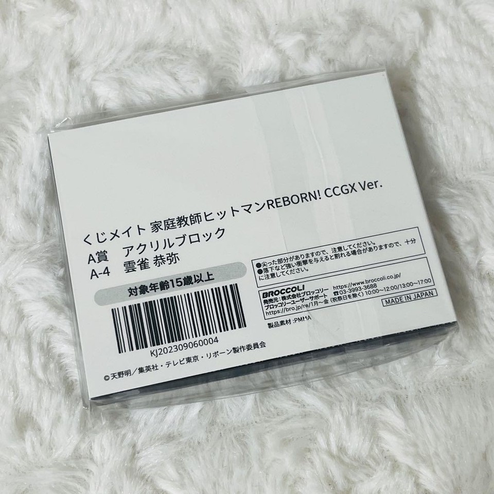 Katekyo Hitman REBORN Kyoya Hibari Kujimate A Prize Acrylic Block | eBay