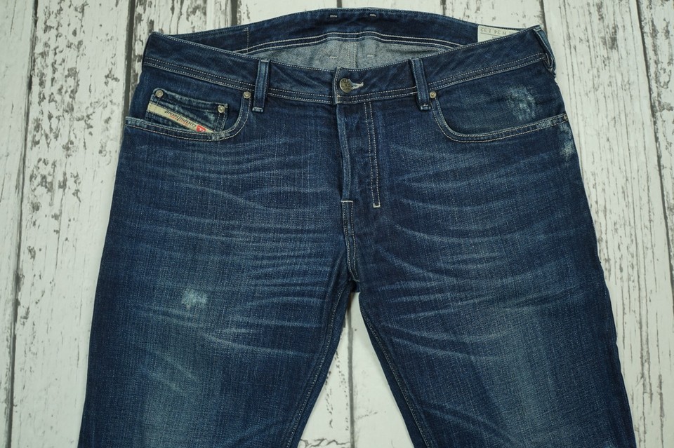 DIESEL ZATHAN 8TE 008TE JEANS W34 L32 34x32 34/32 34x32,48" 100% ...