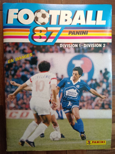 FOOTBALL 87 ALBUM FOOTBALLERS PANINI COMPLETE from NEWSSTAND FRENCH ...