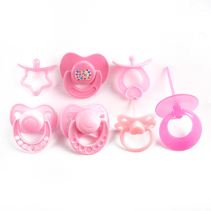 2Pcs Doll Pacifier Doll Play House Supply Dollhouse Dummy Nipple Kids ...