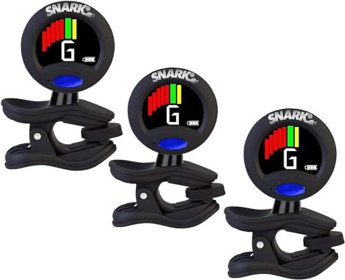 Snark Guitar Tuner SST1 Pack of 3 USB Charging Cable Protective Case ...