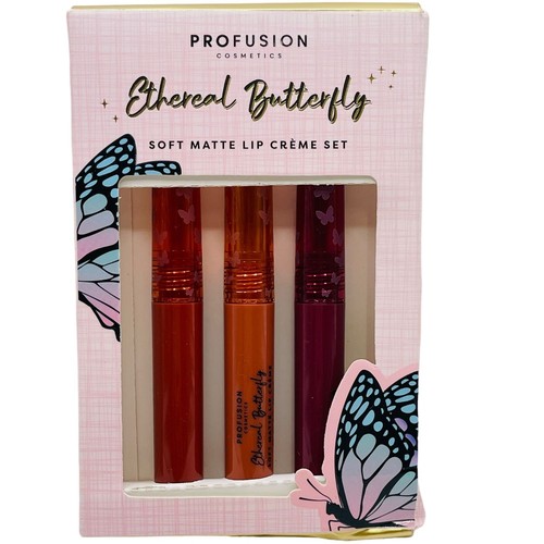 Profusion Cosmetics Empowered Butterfly Soft Matte Lip Creme Set ...