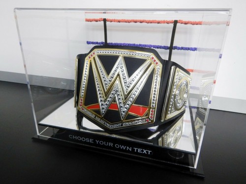WWE Championship Belt Mirror Display Case - Wrestling WWF UFC MMA ...