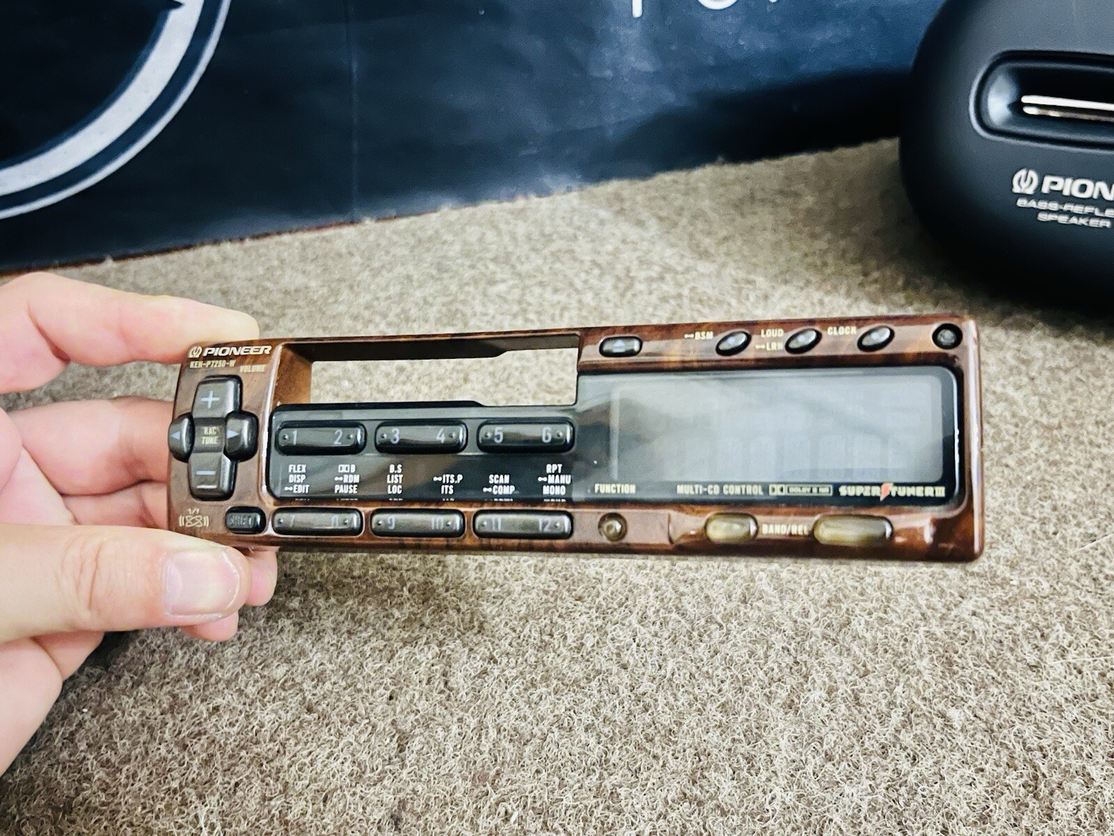 Panel Pioneer KEH-P7250-W Wood Panel Car Radio Panel | 1 DIN | 1.7 in ...