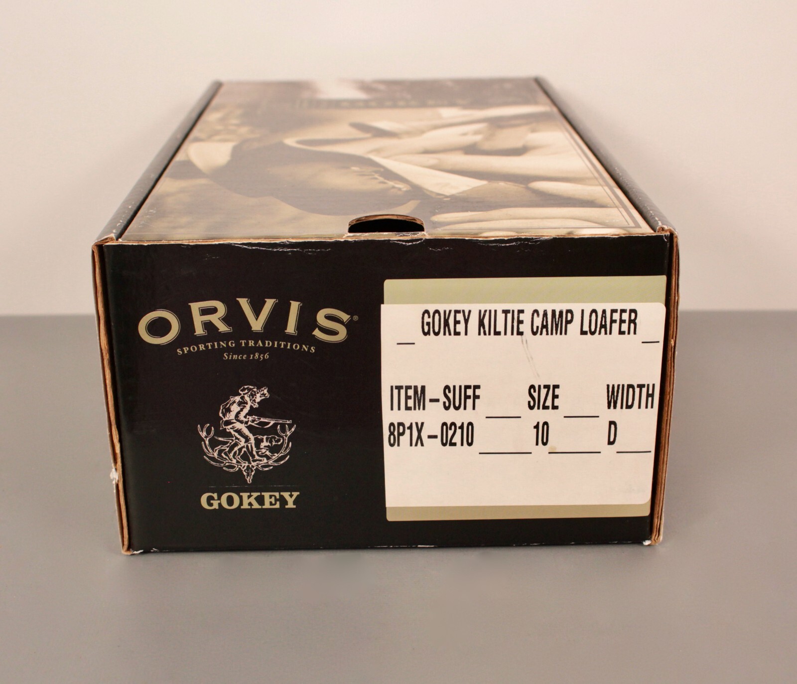 Men's Brown Leather Orvis Gokey Kiltie Camp Loafer Shoes Sz 10 D ...