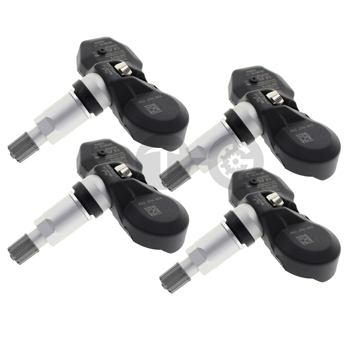 4PCS TPMS Tire Pressure Sensor 433MHZ For Audi A4 A6 A8 Q7 R8 VW ...