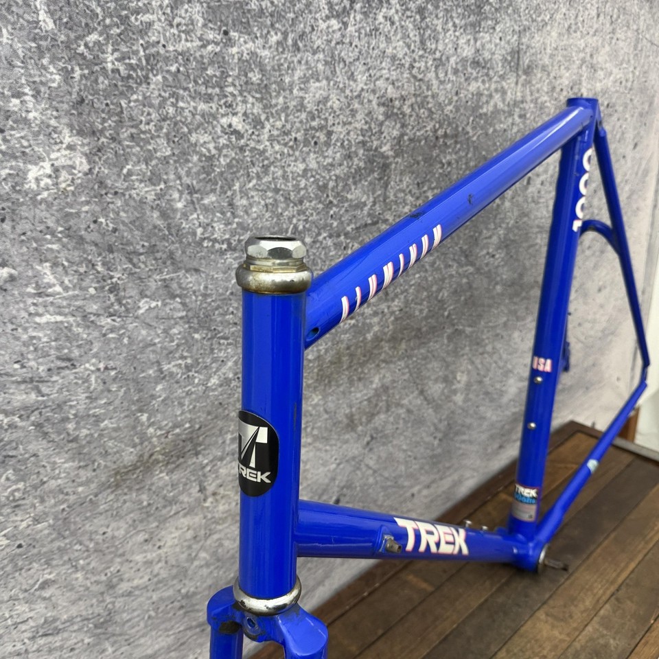 Vintage Trek 1000 Aluminum Road Bike Frame 60cm USA Retro 700c 126mm ...