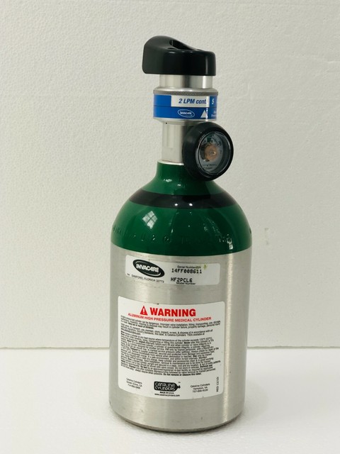 Invacare HF2PCL6 HomeFill Conserver Ml6 Oxygen Cylinder Bottle Tank for ...