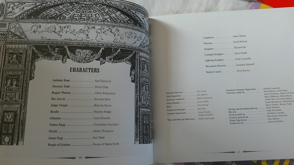 Vintage Theatre Programmes inc Leeds Hamlet David Allister Sweeney Todd ...