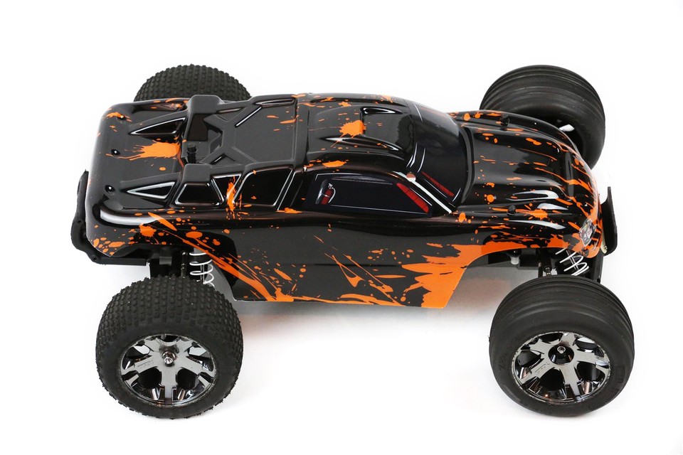 Custom Clipless Body Muddy Orange for Traxxas Rustler 2WD BL-2S 1/10 ...