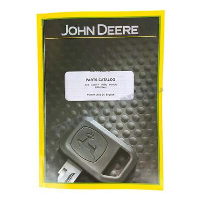 JOHN DEERE XUV 620I GATOR UTILITY VEHICLE PARTS CATALOG MANUAL | eBay