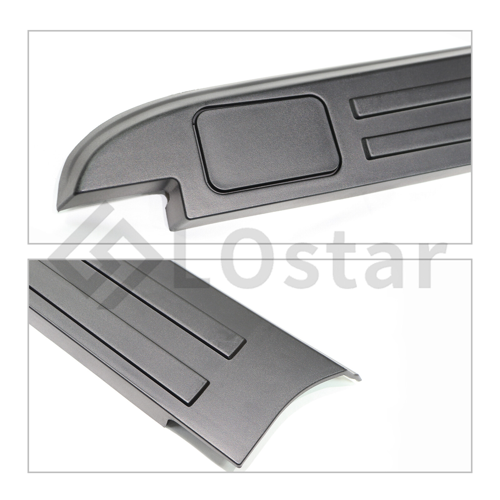 Black LH & RH 5.5' Styleside Bed Rail Molding Cap Kit For 2015-2020 ...