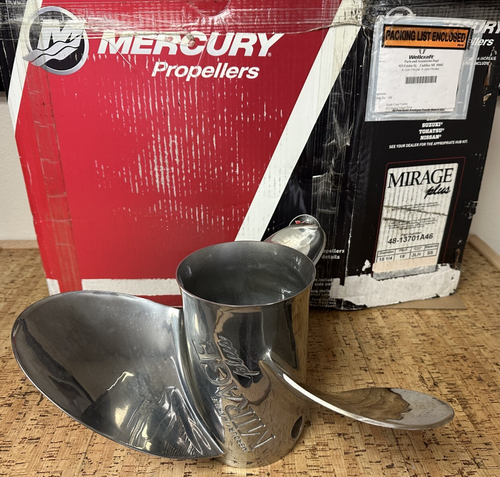 *NEW OEM* 0720 Mercury Mirage Plus SS 3 Blade LH 15¼ x 19 Propeller 48 ...