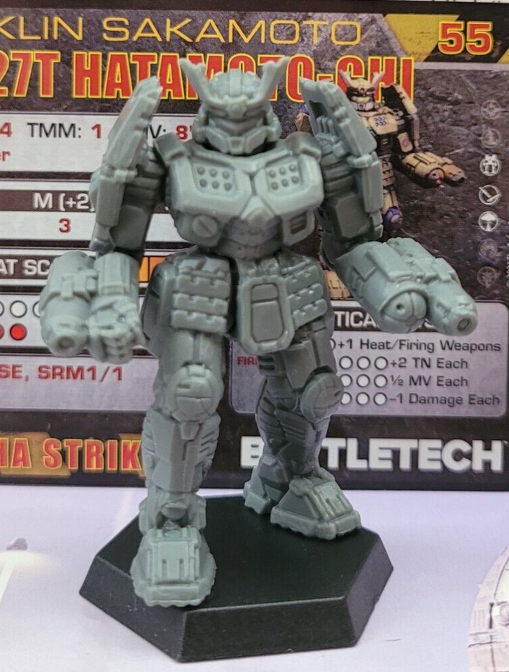 Battletech Hatamoto-Chi Mech Inner Sphere 1st Somerset Strikers Lance ...