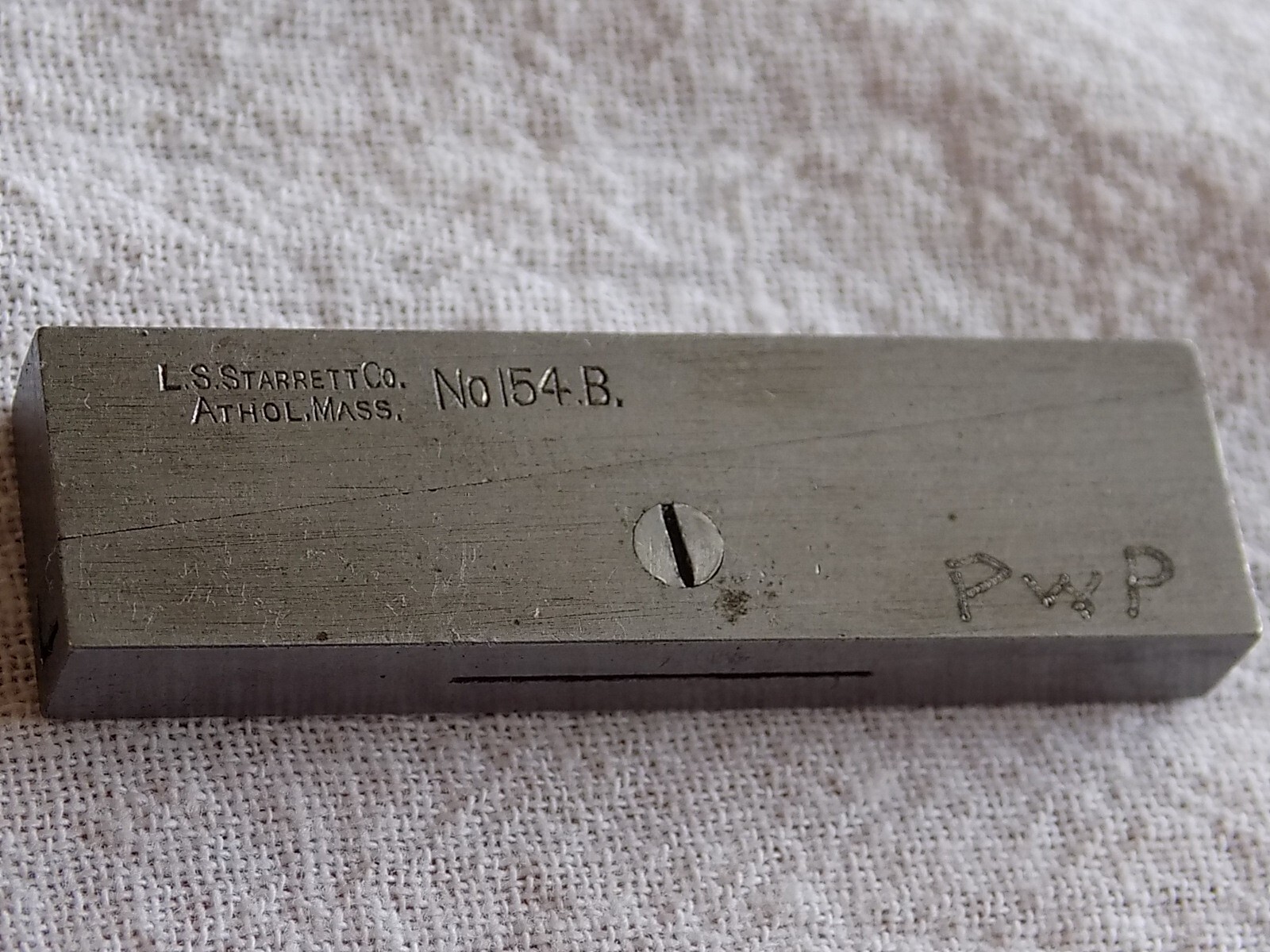 L.S. Starrett 154-A,B,C,D Set of 4 Adjustable Parallel - 3/8" to 1-5/16 ...