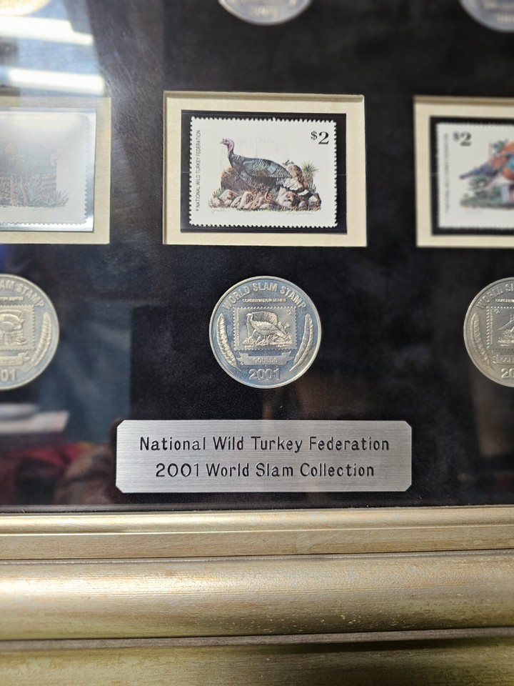 NWTF National Wild Turkey Federation 2001 World Slam Stamp And Coin ...