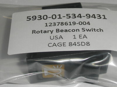 5930-01-584-9431 Rotary Beacon Switch 12378619-004 Amber FMTV Beacon ...