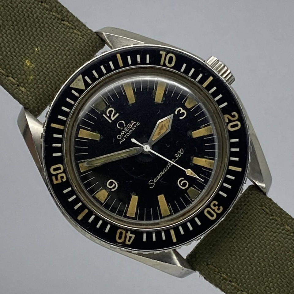 VINTAGE OMEGA SEAMASTER 300 AUTOMATIC MOVEMENT CAL 552 REF 165024 41MM ...