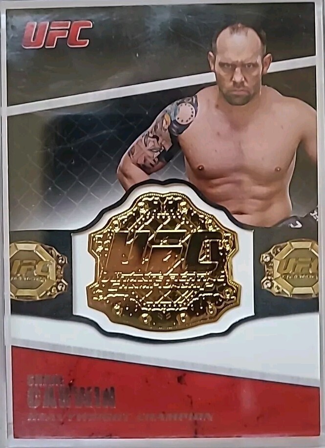 2011 TOPPS UFC TITLE SHOT SHANE CARWIN CHAMPIONSHIP BELT PLATE MNT ...