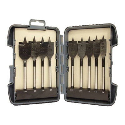 Makita Flat Wood Spade 9pc Metric Set 1/4 Hex Shank | eBay Australia