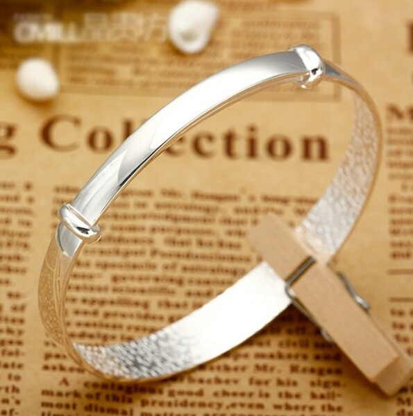 Beautiful Women's 925 Sterling Silver Adjustable Bracelet Fashion ...