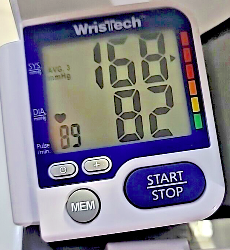 Health Wellness WrisTech Blood Pressure Monitor Wrist Cuff ~ NWOB ...