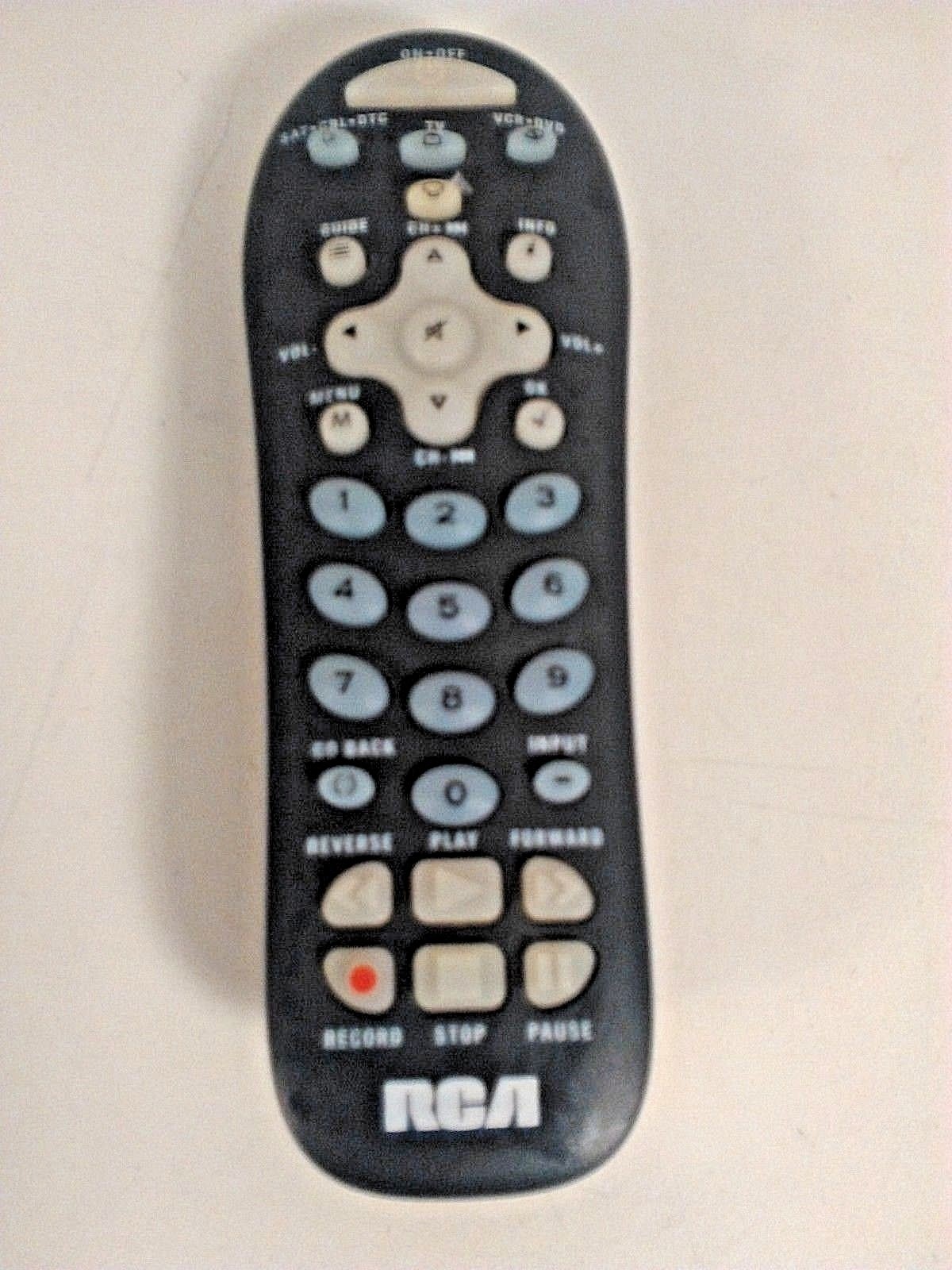 RCA UNIVERSAL REMOTE TV/VCR/DVD RCR312R, R20052 1027EW TESTED AS ...