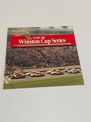 Vintage 1993 Winston Cup Series Nascar Postcard / Handout Blank Back | eBay