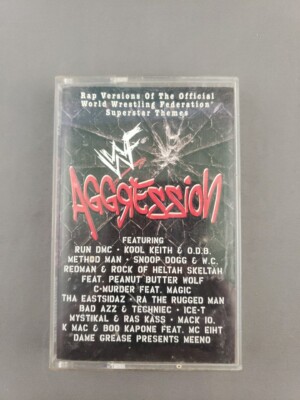 WWF Aggression Cassette, Mar-2000, Priority Records Play Tested ...