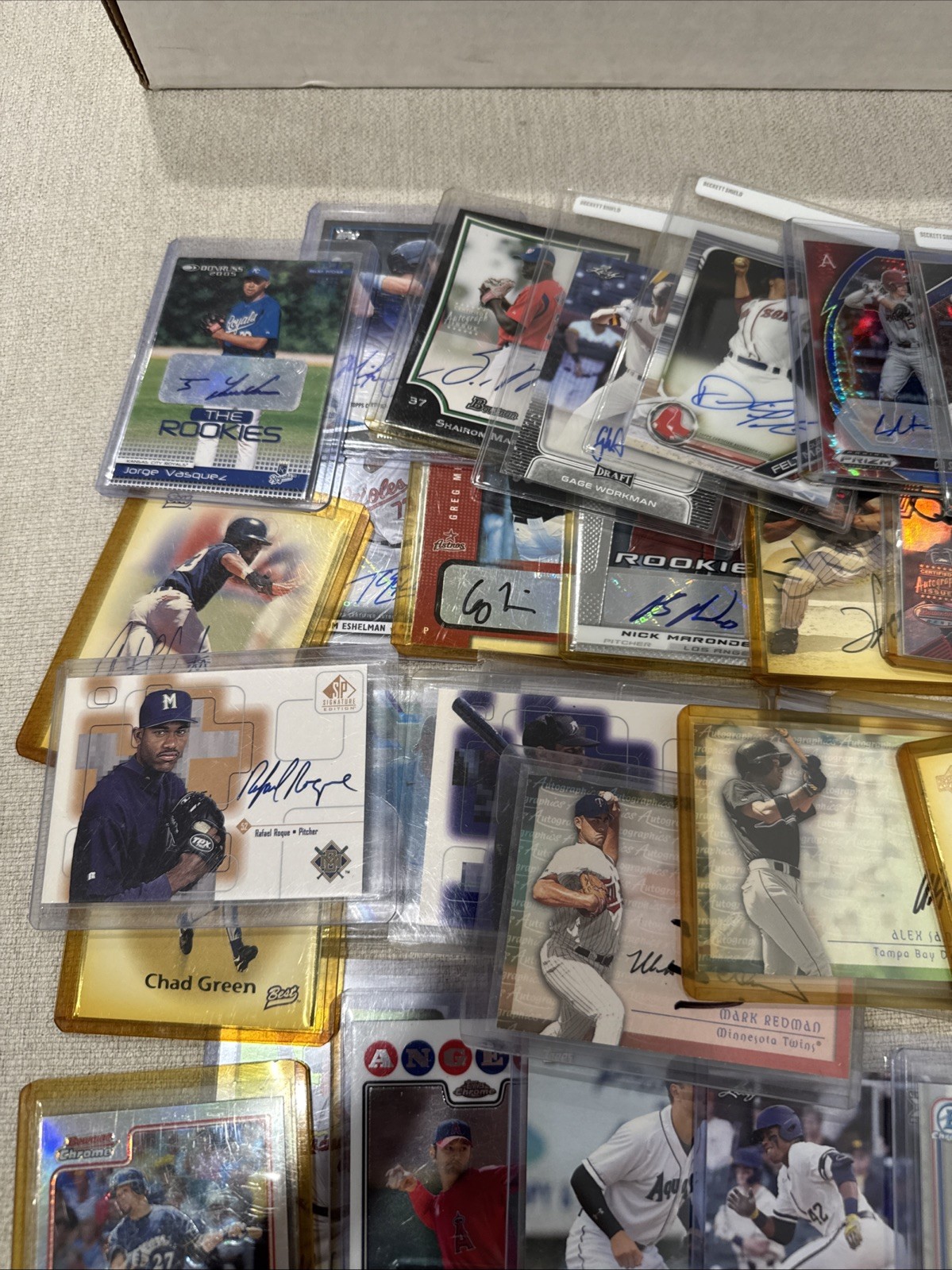 65 Card MLB Huge Lot, Autographs, See pictures Exact Cards | eBay