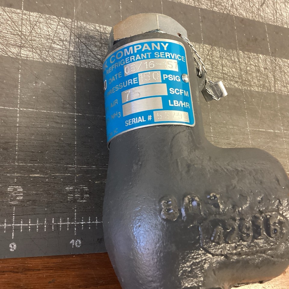 CYRUS SHANK COMPANY 800 RELIEF VALVE 1/2" INLET 150 PSIG(LMM7Q) | eBay