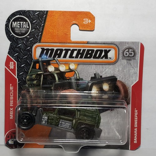 Matchbox 2018 Sahara Sweeper 79/125 65th Anniversary Short Card | eBay