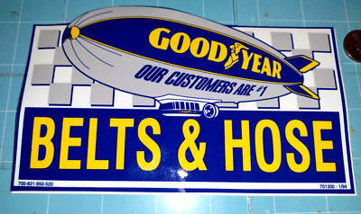 GOODYEAR BELTS & HOSE Sticker / Decal ORIGINAL OLD STOCK | eBay