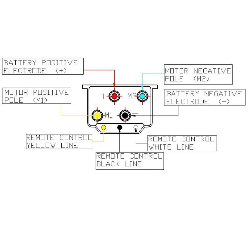 12V 500A Winch Solenoid Relay Controller Contactor 12000 LBS for Warn ...