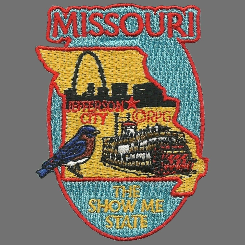 Missouri Patch State Travel Patch MO Souvenir Embellishment or Applique ...